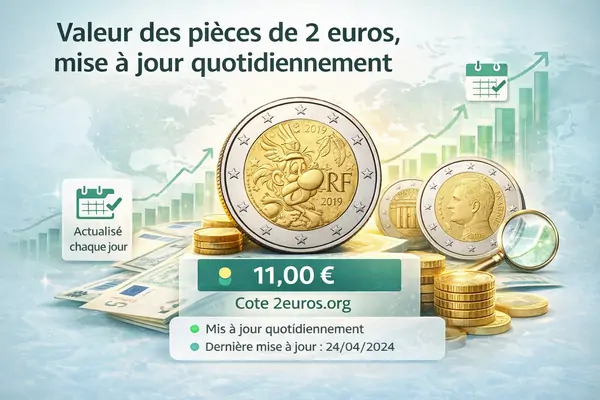 Quotations 2 euros: selling price updated daily • 2Euros.org